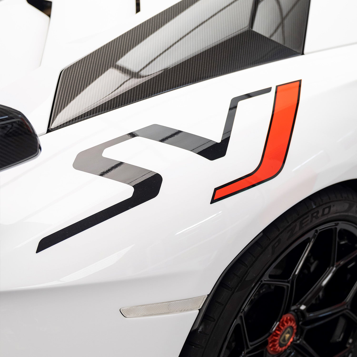 Lamborghini Aventador SVJ Rear Quarter Decal – High-Quality Precision ...