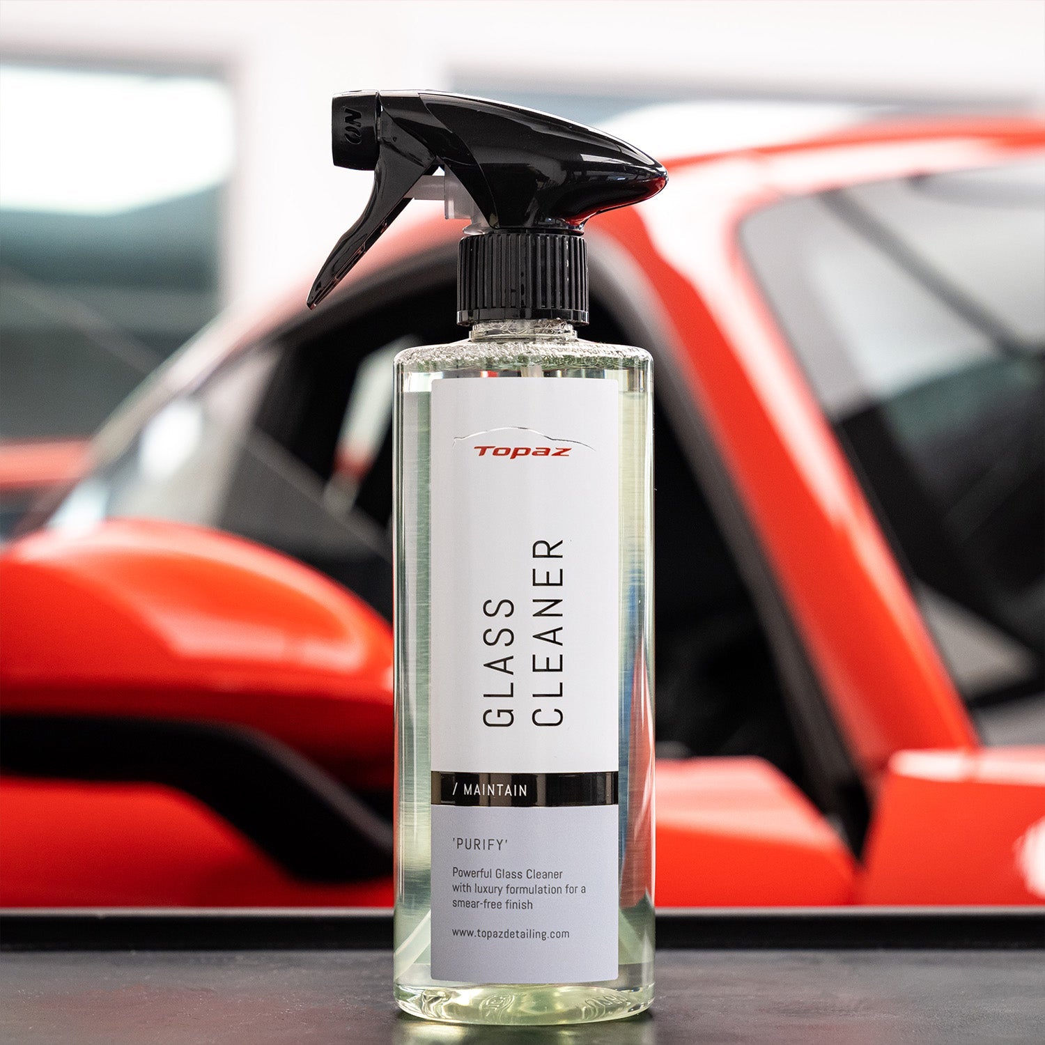 The Topaz Shop - Glass Cleaner - Streak-Free Formula for Crystal Clear ...